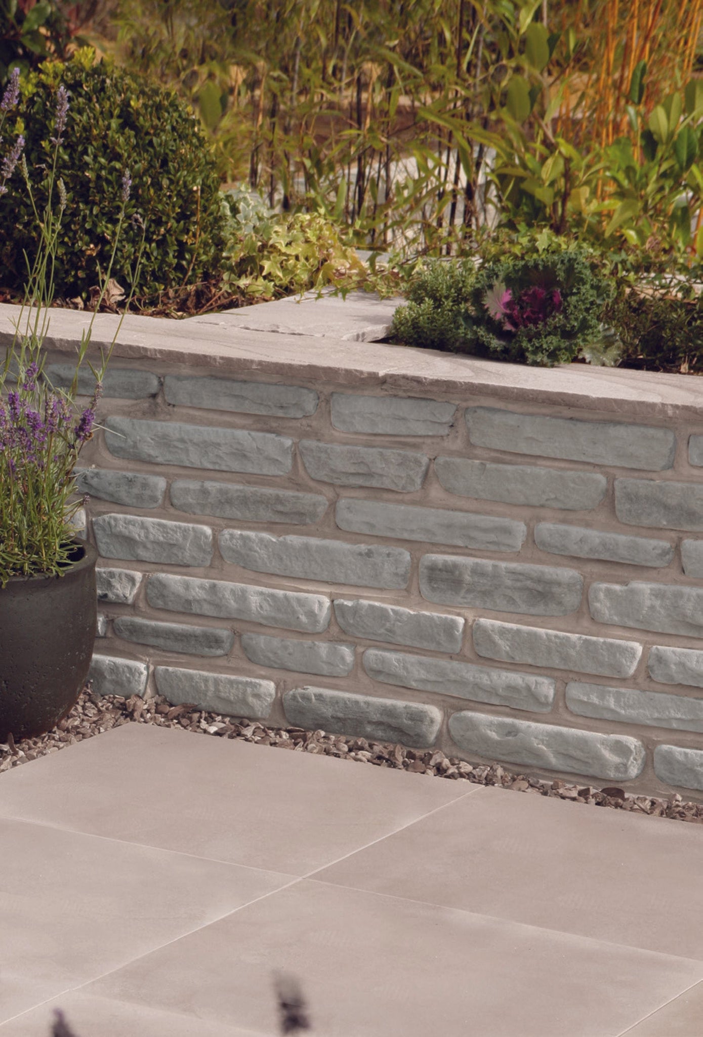 Bradstone Natural Sandstone Walling and Coping | Slade's Garden and ...